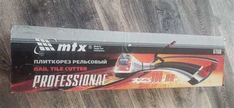Рельсовый плиткорез 600 мм MTX professional 87688 | Festima.Ru ...