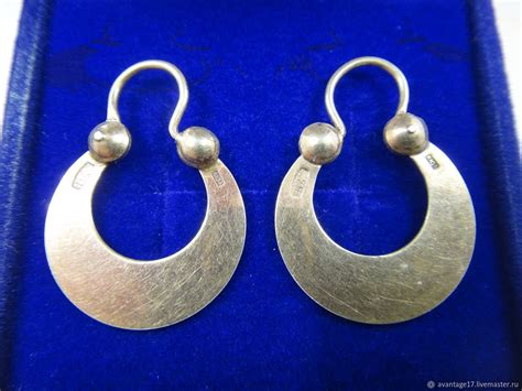 Серьги калачики - 65 фото