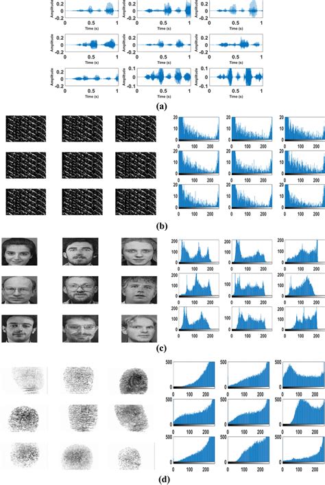 Samples From The Test Datasets A Original Voiceprint Waveforms B