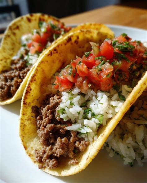 Incredible 30 Minute Tacos With Cilantro Lime Rice And Salsa