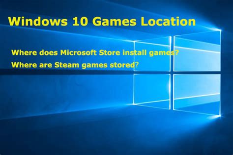 where are default games in windows 10