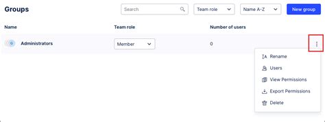 creating and managing groups