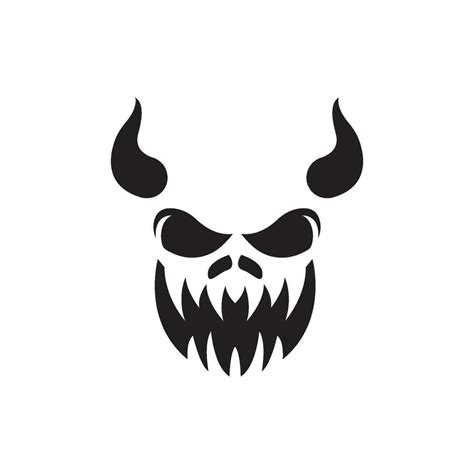 Devil Logo Vector Template 35953730 Vector Art At Vecteezy