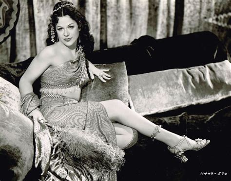Gorgeous Photos Of Hedy Lamarr In Beautiful Costumes During The Filming