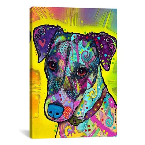 Jack Russell By Dean Russo On Canvas Jack Russell Jack Russell
