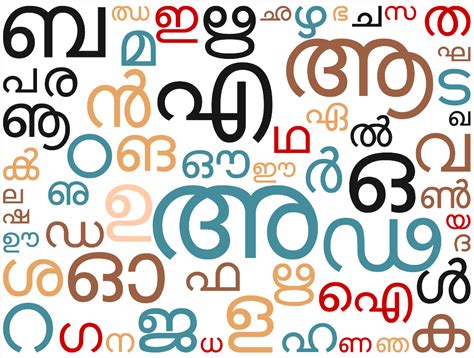 Download Malayala Script Word Cloud SVG FreePNGimg