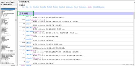 集合的常用方法 Csdn博客