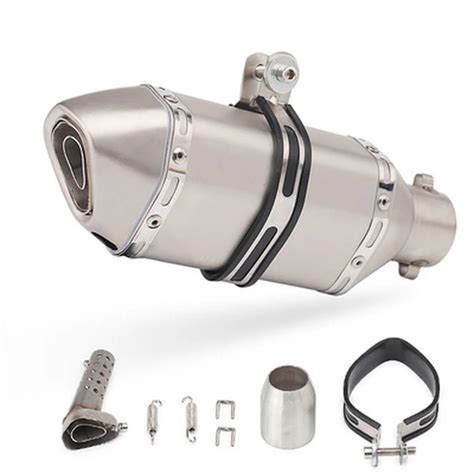 범용 오토바이 300mm 배기 머플러 파이프 슬롯 이스케이프 모토 스즈키 혼다 야마하 가와사키 베넬리 미브v 닌자 R3 Tnt배기 And 배기 시스템 Aliexpress