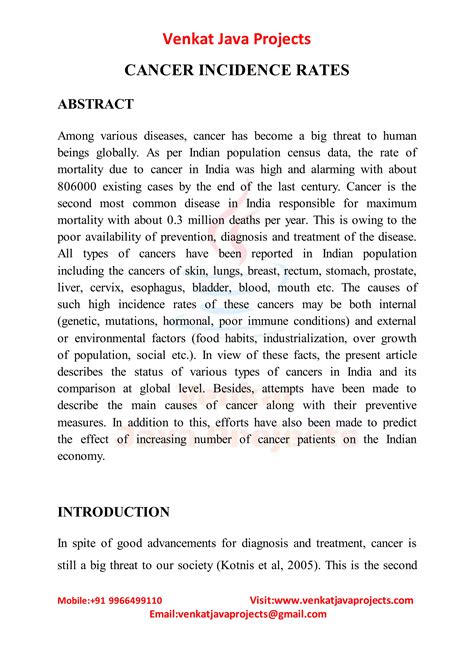 Seer Cancer Incidence Using Machine Learning With Data Analysis Docx