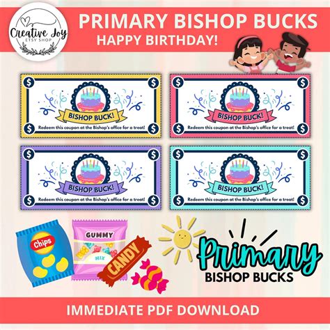 Lds Primary Birthday Bishop Buck Happy Birthday Primary Presidency