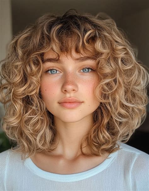 Medium Natural Curly Hair Cut