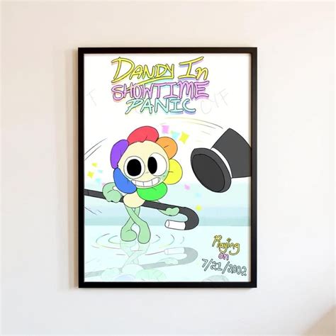 Dandys World Poster Aesthetic Wall Art Decoration Posters Cartoon Print