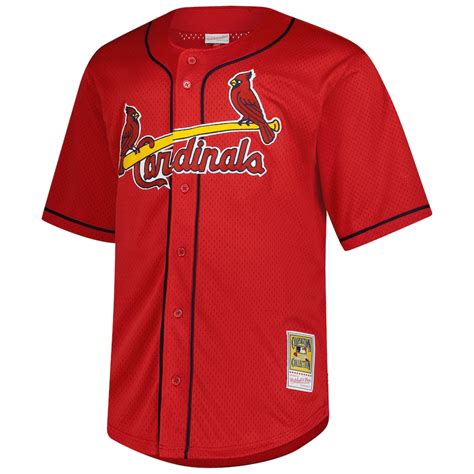 Mens St Louis Cardinals Mark Mcgwire Profile Red Big And Tall