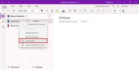 How To Password Protect OneNote Section On Windows Windows Central