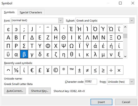 How Do I Type The Beta β Symbol How Do I Type The Beta β Symbol