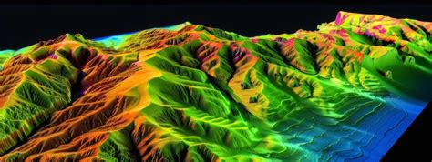 Premium Photo Gis 3d Lidar Map A Model Of The Earths Surface Obtained