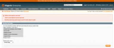Error Adminhtmlsession Adderror Not Showing After Redirect Magento