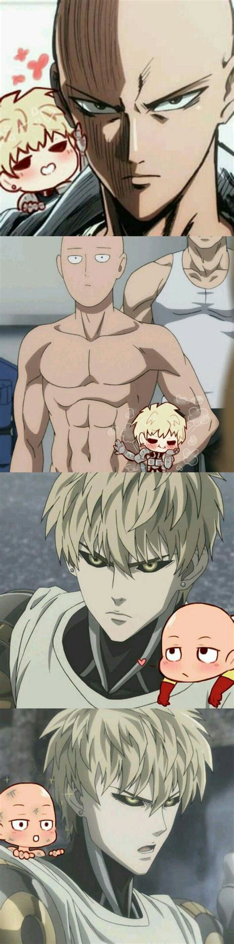 One Punch Man Genos X Saitama Saigenos Сайтама Милые рисунки