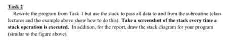 task 2 rewrite the program from task 1 but use the