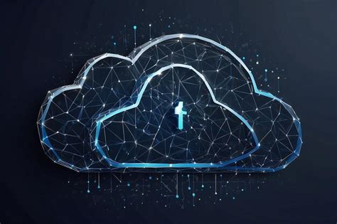 Securing Cloud Data Futuristic Ai Infrastructure For Digital Networks Premium Ai Generated Image