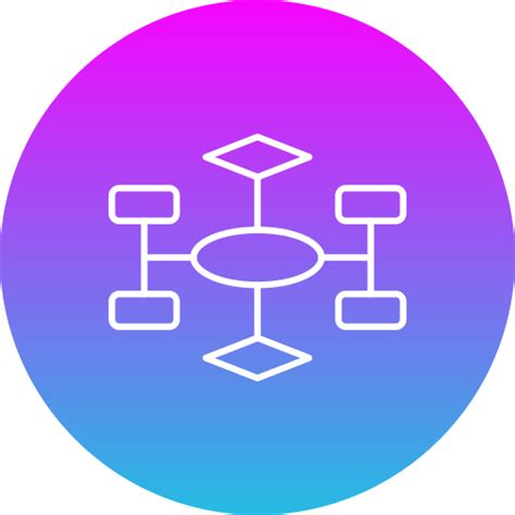 Flowchart Generic Flat Gradient Icon