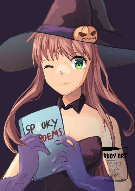 Monika Halloween By Zrubyz On Deviantart