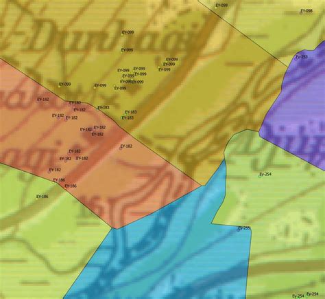 Spatial Database Updating Polygon Attribute Based On Mode Value From