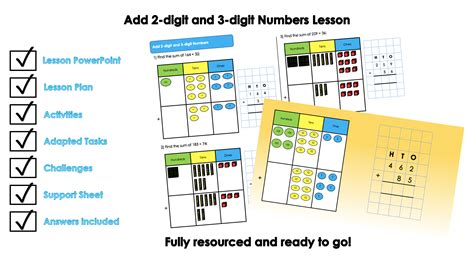 Year 3 Addition And Subtraction Add 2 Digit And 3 Digit Numbers