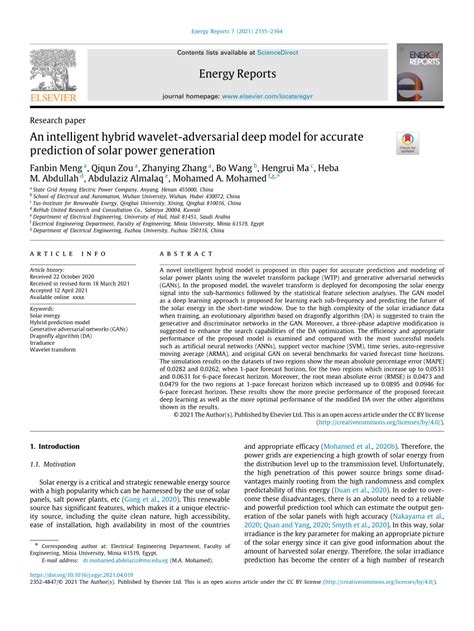 Pdf An Intelligent Hybrid Wavelet Adversarial Deep Model For Accurate