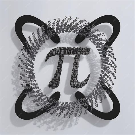 Premium Photo Pi And Infinite Symbols With Copy Space Background