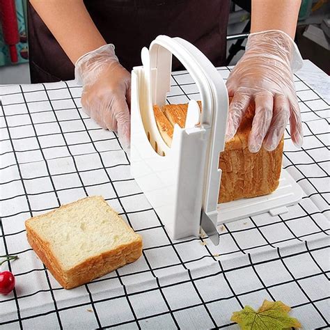 Bread Slicer Bread Slicers For Homemade Bread Adjustable Sandwich Maker Loaf Cutter Machine