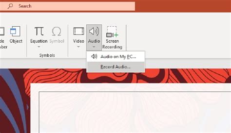 how to add audio to powerpoint slides narration voiceover more