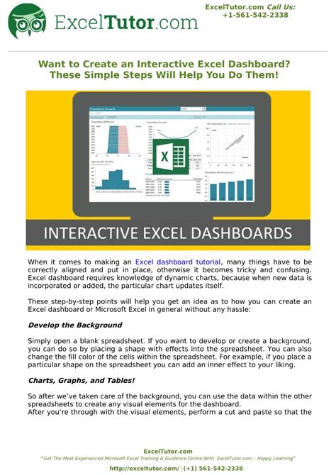 PPT Want To Create An Interactive Excel Dashboard These Simple Steps Will Help You Do Them