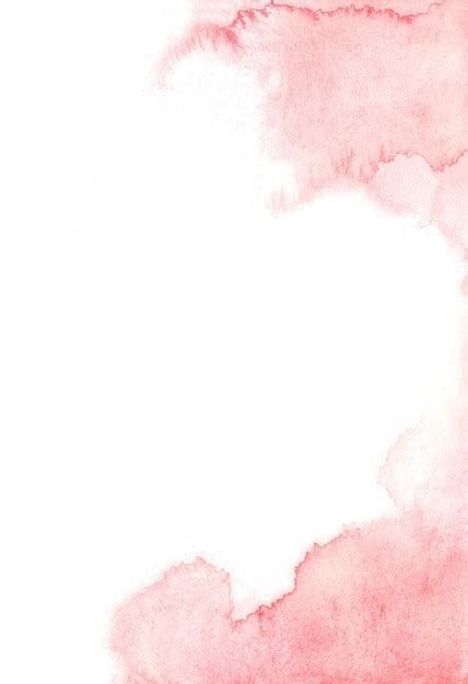추상적인 분홍색 수채화 배경 프리미엄 벡터