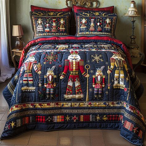 Christmas Nutcracker Tai170724102 Quilt Bedding Set Alpha Quilt