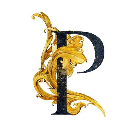 Monogram P Hand Drawn Lettering Monogram Monogram Letters