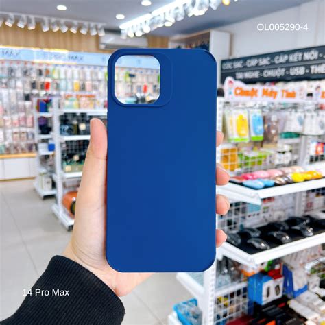 Ốp Ip 14 Pro Max Silicon Full Màu Trơn