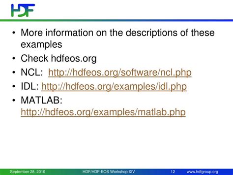 Ppt Easy Access Of Hdf Data Via Ncl Idl Matlab Powerpoint Presentation Id