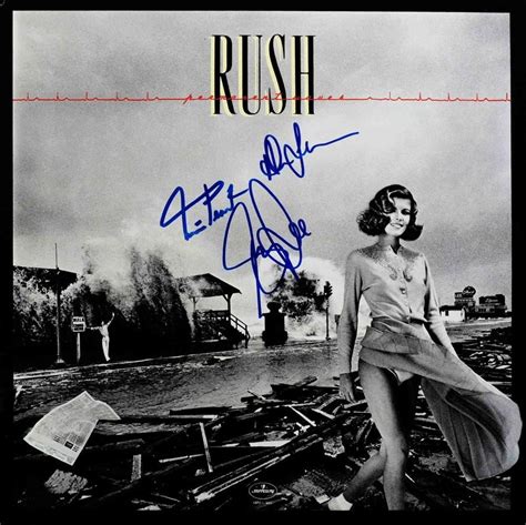 Rush Signed Permanent Waves Album