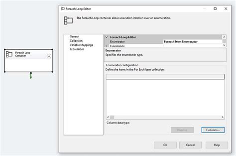 Foreach Loop Container In Ssis