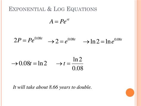 PPT Exponential And Logarithmic Equations PowerPoint Presentation Free Download ID 2704811