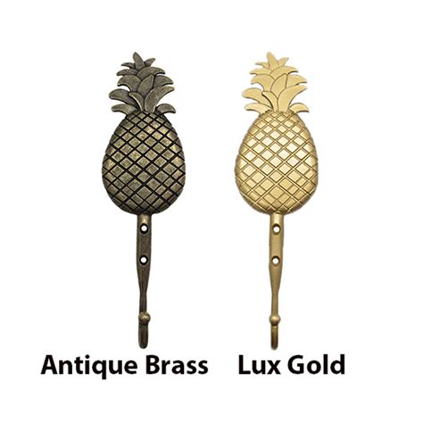 Tropical Pineapple Wall Hook Bella Coastal Decor