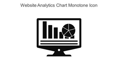 Website Analytics Chart Monotone Icon In Powerpoint Pptx Png And