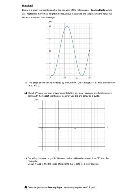 Solved Question 2 Below Is A Graph Representing Part Of The
