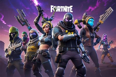 Papel De Parede De Fortnite 4k Para Jogos Imagem Premium Gerada Com IA