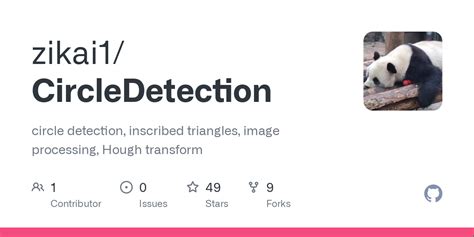 Github Zikai1circledetection Circle Detection Inscribed Triangles Image Processing Hough