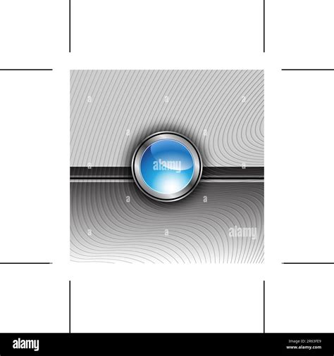 A Round Chrome Button With Wavy Background Stock Vector Image And Art Alamy A Round Chrome Button With Wavy Background Stock Vector Image And Art Alamy