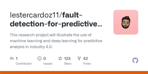 Github Lestercardoz11fault Detection For Predictive Maintenance In Industry 40 This