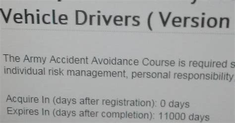 Looks Like My Accident Avoidance Training Is Good For 30 14 Years R Army