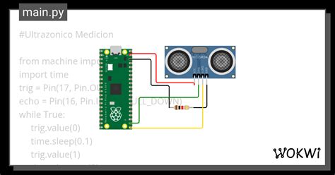 Ultrazonico Señal Analogica Wokwi ESP STM Arduino Simulator